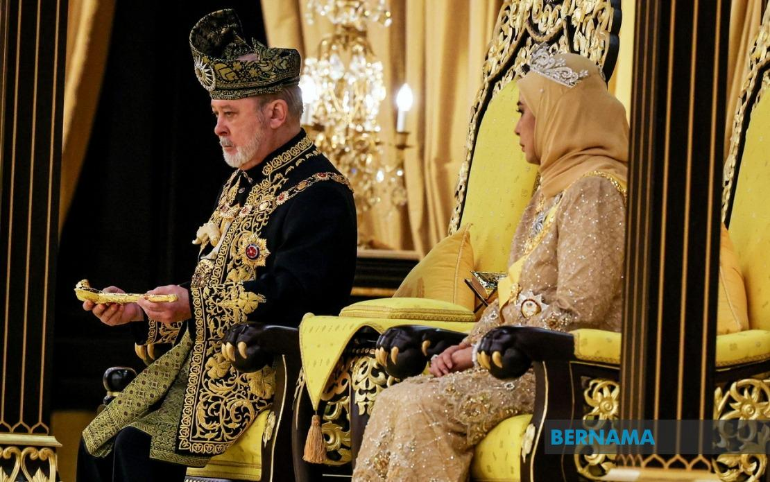Ikrar Sultan Ibrahim sebagai Yang Di-Pertuan Agong Ke-17