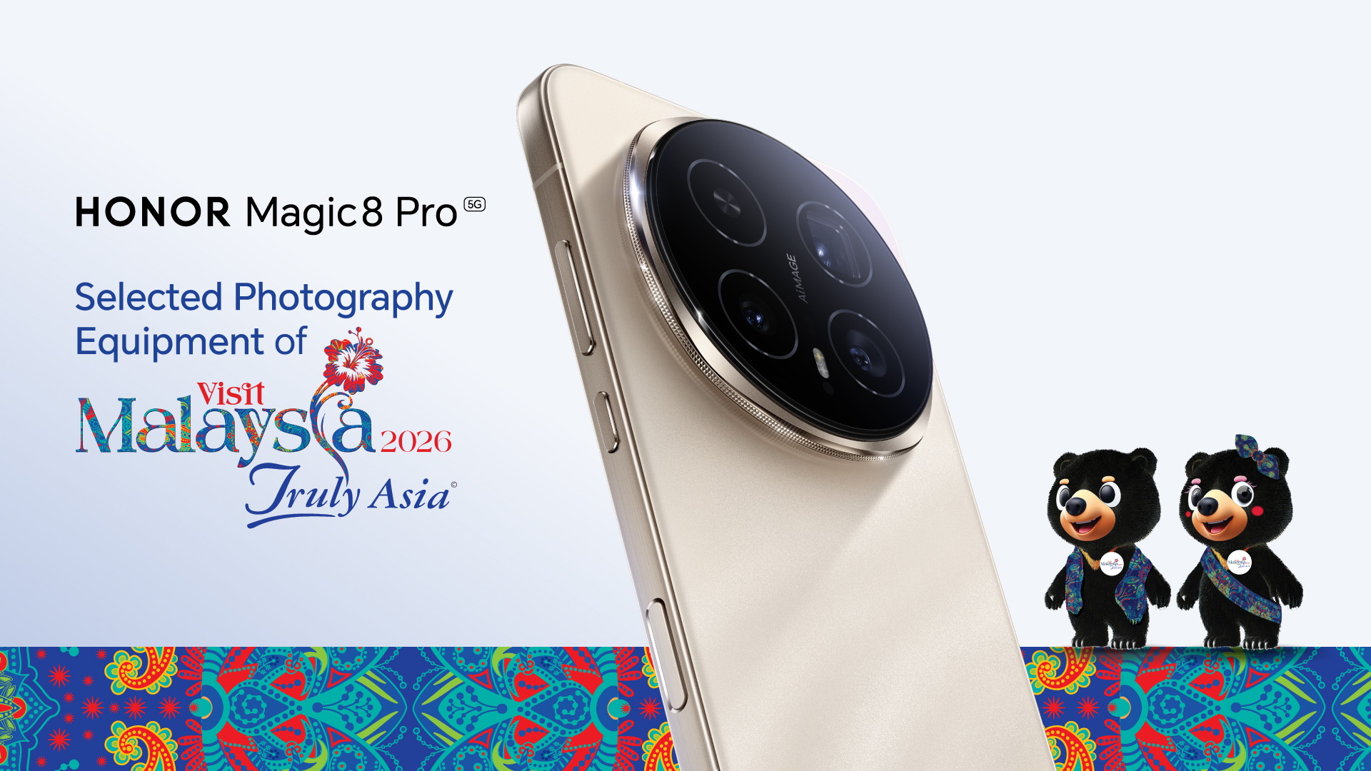 HONOR Magic8 Pro Selected Photography Equipment for Visit Malaysia 2026_KV | Suara.TV